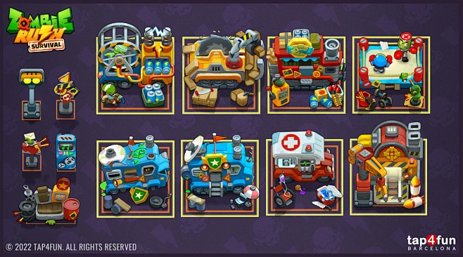 ZombieRush (IP Art Direction)-花瓣网