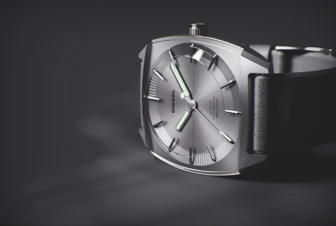 clock design designer grey industrial design Italy product steel time ...