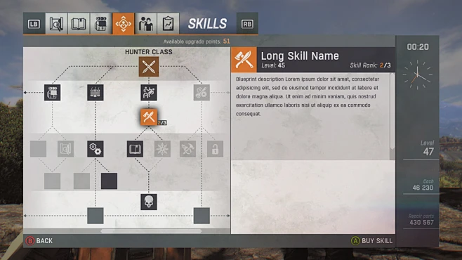Dying Light : concept work & work in progress on UI and characters for ...