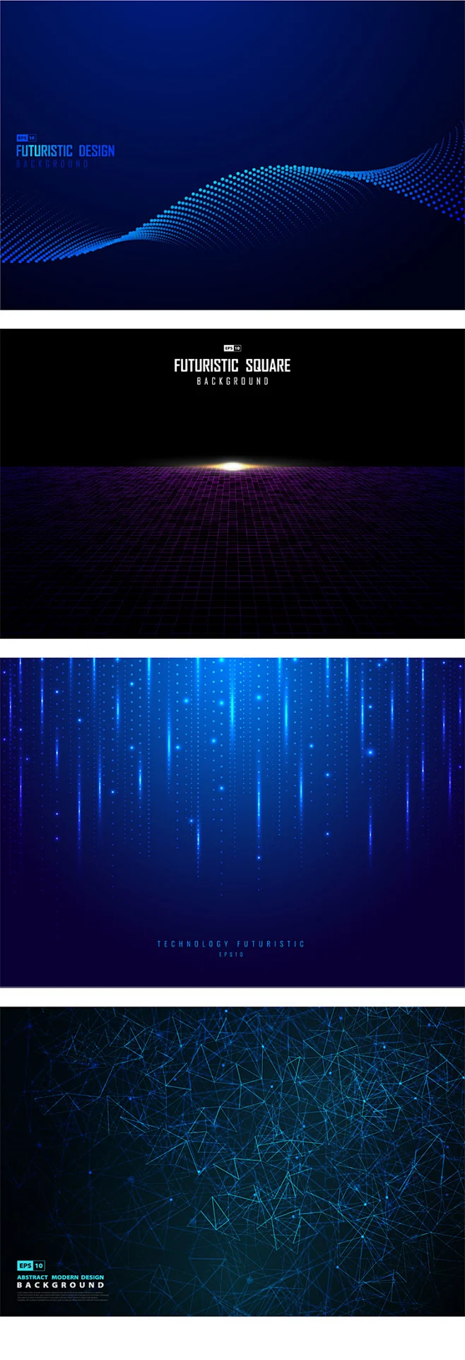 时尚流行超强科技感产品粒子炫酷光效空间感海报背景AI矢量素材-淘宝网-花瓣网