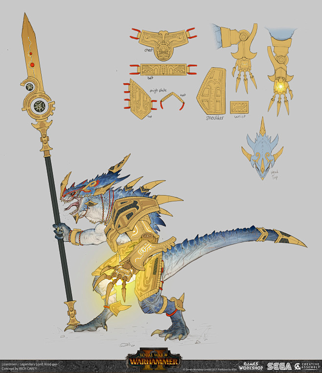 TW: Warhammer 2 - Lizardmen Concepts, RICH CAREY : The Lizardmen ...