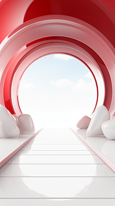 Futuric-花瓣网|陪你做生活的设计师 | th colorful red diamond on white background, in ...