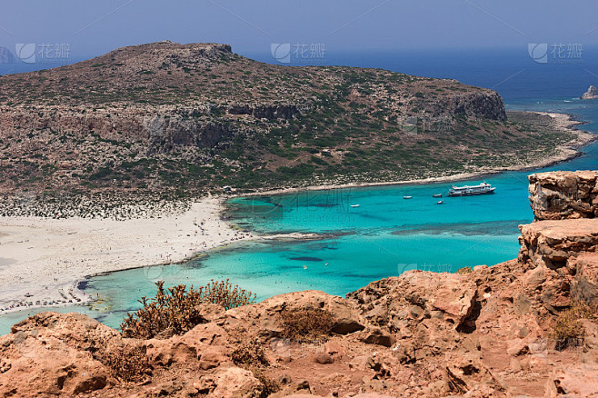 克里特岛上的巴洛斯湖