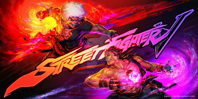 sfv_violent_ken_evil_ryu_by_yamaorce-da7fyze-花瓣网