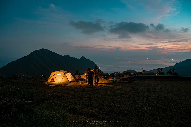 camping Taiwan camping 夜景 野營 露營-花瓣网