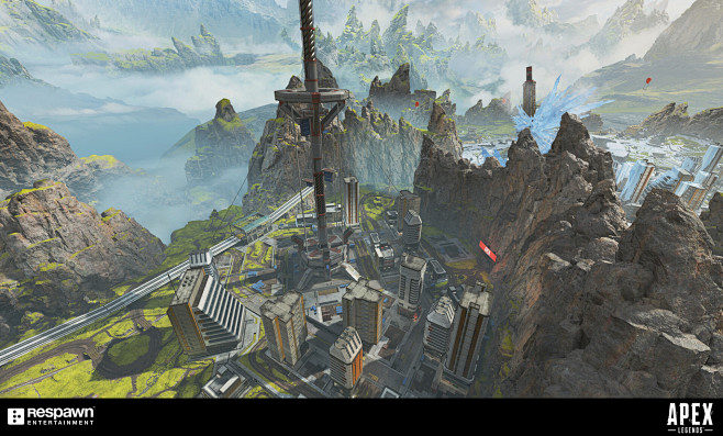 Apex Legends - World's Edge (Skyhook Elevator), Kristen C. (Wong ...