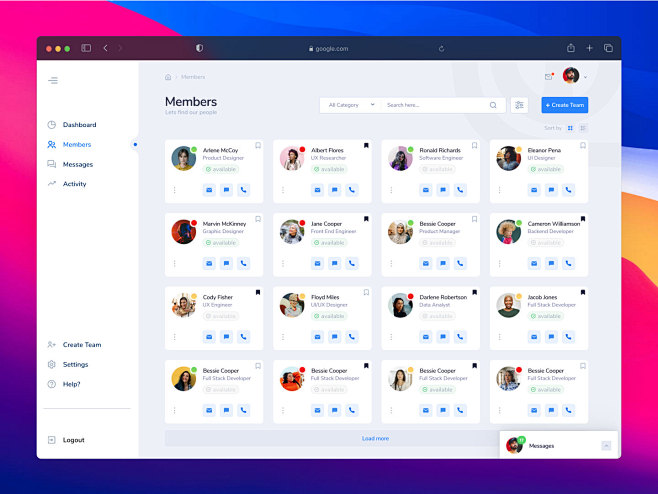 dashboard Figma interaction motion prototype UI uidesign ux Web web site