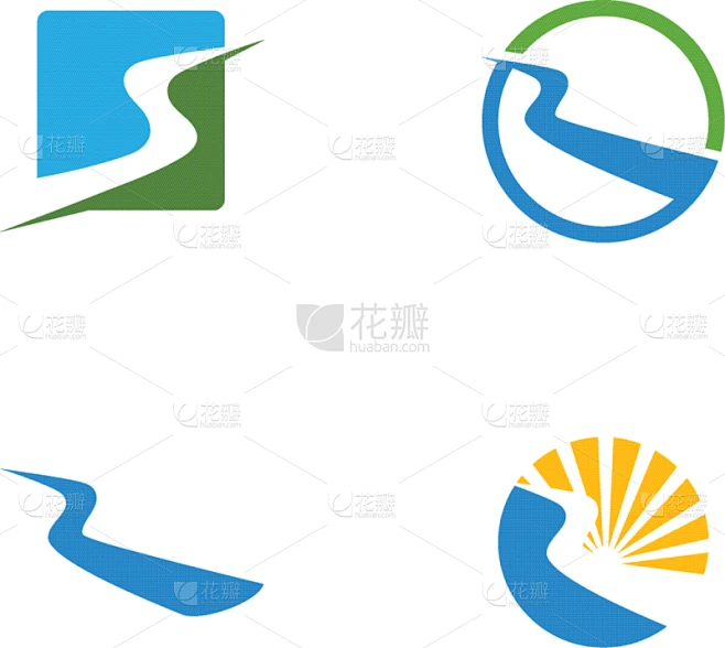 river logo素材-花瓣网