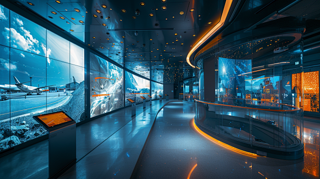 panhesue5_Metaverse_digital_museum_left_space_with_outwardly_cu ...