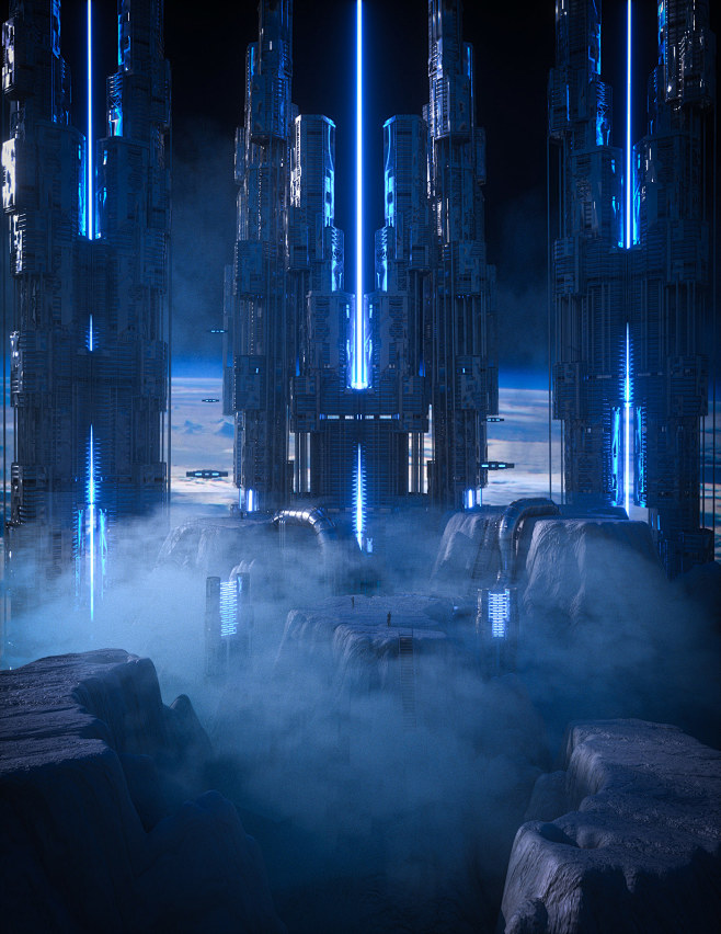 Behance c4d cinema4d concept art_ebfe9c5a