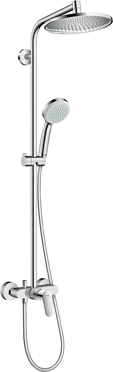 淋浴管 240单速节水型9L带单把手淋浴龙头-花瓣网