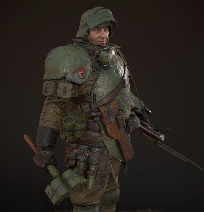 RKKA Shock Trooper, Dmitry Bezrodniy : Re-design of my old Heavy ...