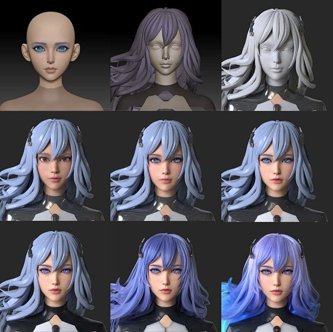 首发！收集的一套超厉害的次世代CG角色参考超清图！（157P）-CG角色-微元素 - Element3ds.com!-花瓣网