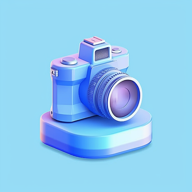 hartbryce_camera_icon_Translucent_blue_and_light_blue_gradient ...