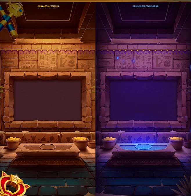 ILLUSTRATION Game Art 2D spine slot slot game casino gambling game game ...