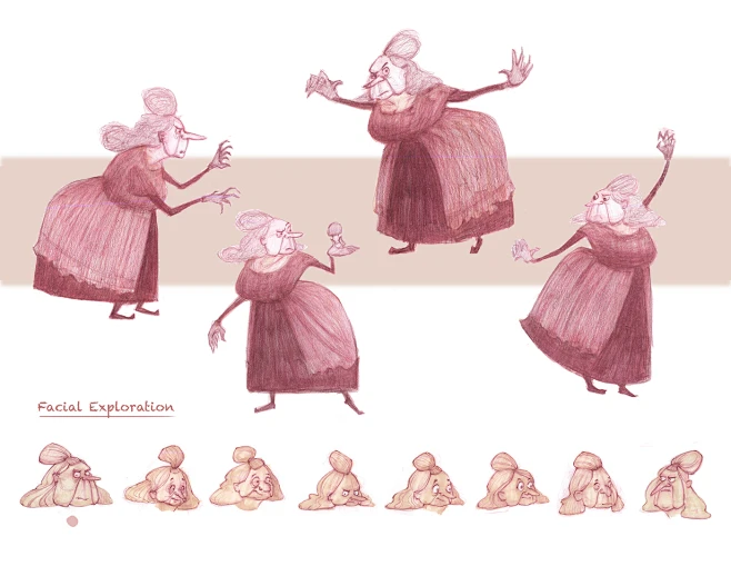 迪斯尼风@oyoyllo收集_花瓣 Ethel Ethel character development for my own project ...