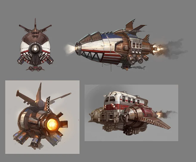 Boss Zeppelin ( Torgue DLC), Matias Tapia : Zeppelin concept for BL2's ...