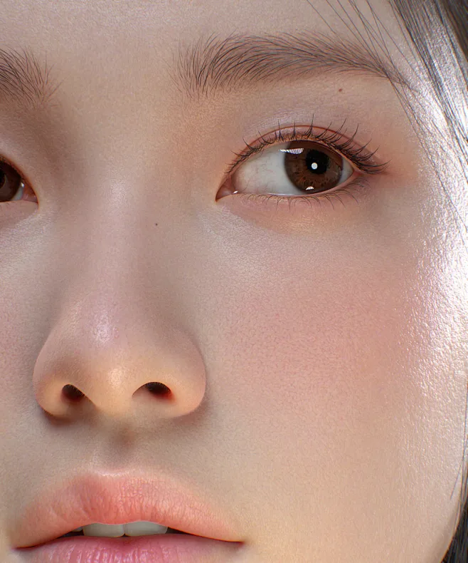 玖 虚拟人（韩国3d角色设计师SeongHwan Jang）-CG99(cg99.com)-花瓣网