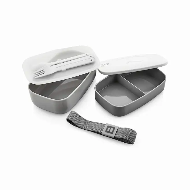 View Bentgo Original Grey All-in-One Lunch Box - image 3 of 4-花瓣网