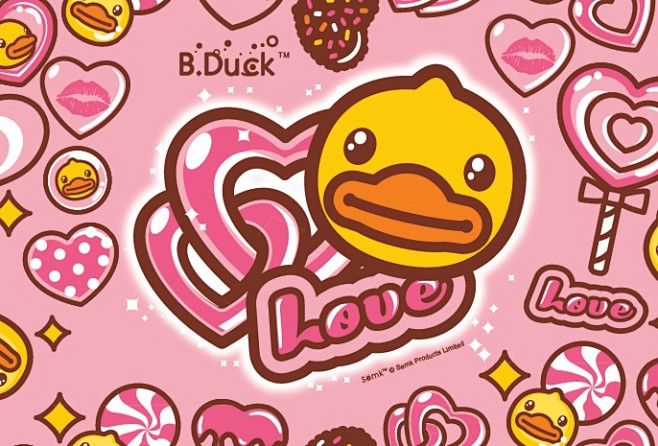 #鸭岁贺年大狂欢#别怕，有B.Duck在！这个情人节~~~让B.Duck陪你！_696bad14gw1ep8qzx3awfj20j20cx0wq