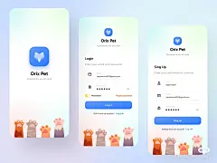 app login 手机、faceid登录ui .fig素材下载 - 豆皮儿UI图片_APP图片素材-花瓣网