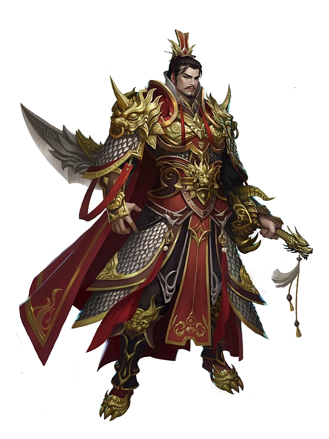 中国风男性角色原画中国风写实角色原画来自cgbook.cn (677)-花瓣网