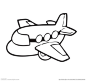 简笔画飞机