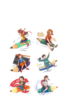 卡通图案-花瓣网|陪你做生活的设计师 | 儿童幼儿园装饰素材