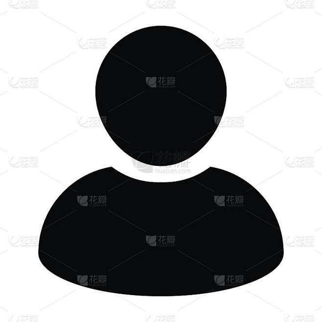 用户图标平面矢量素材-花瓣网