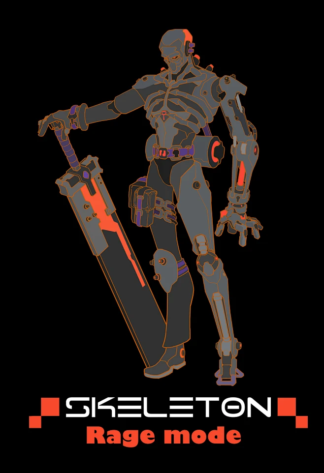 Skeleton——黒骸, Qing Xu : Berserker Code name——“skeleton” 代号“黒骸” 職業：狂戰士-花瓣网