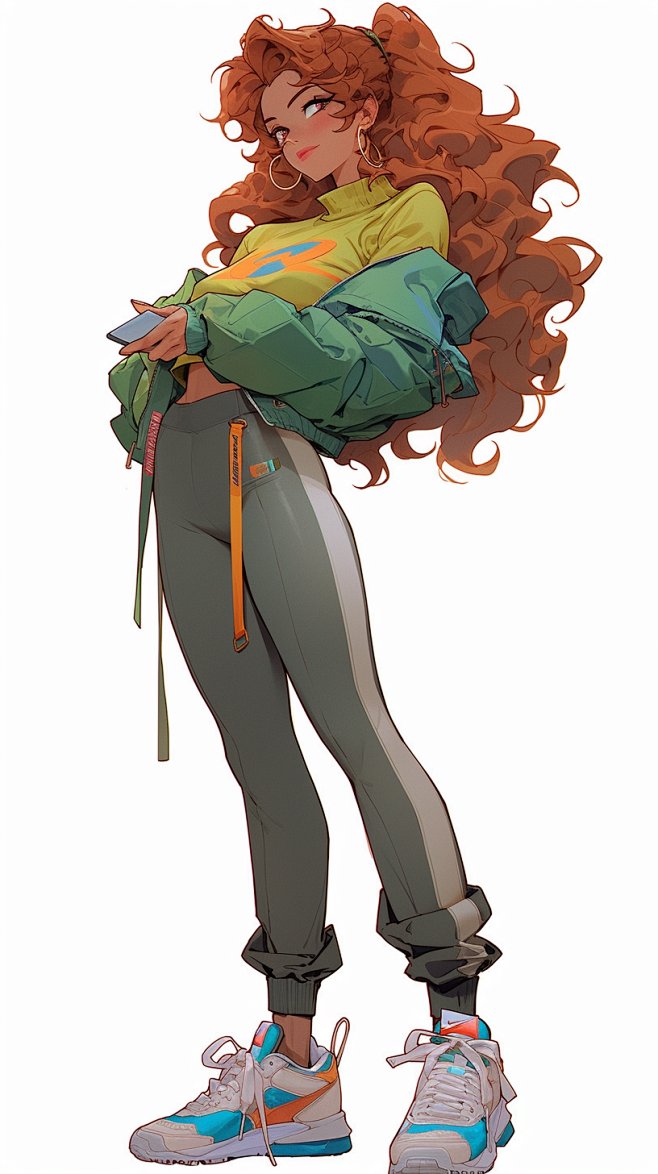 Milky_Nami_wearing_chunyu_clothing_air_Jordan_retro_1_e862e152-c575 ...