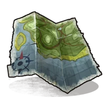 Paper Map icon-花瓣网