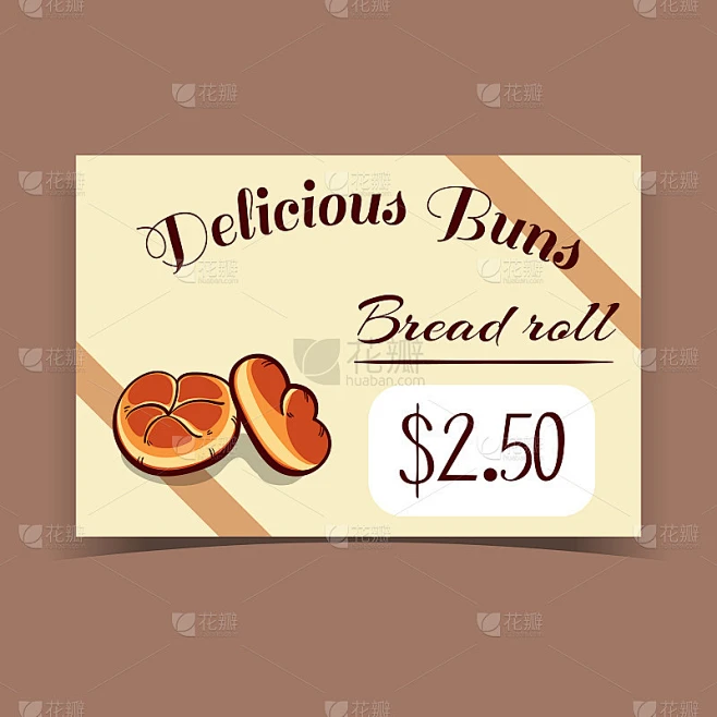 Price_Tag_Design_Bread_Rolls素材-花瓣网