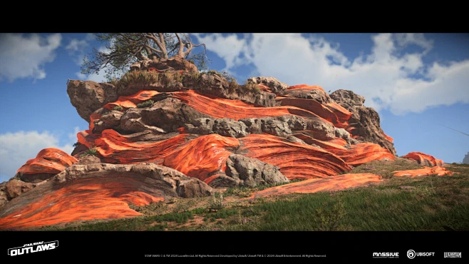 Star Wars Outlaws: Amberine landscape assets-花瓣网