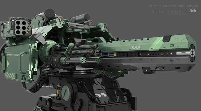 Destruction Unit ! close-up, Amin Akhshi : Destruction Unit ! close-up ...