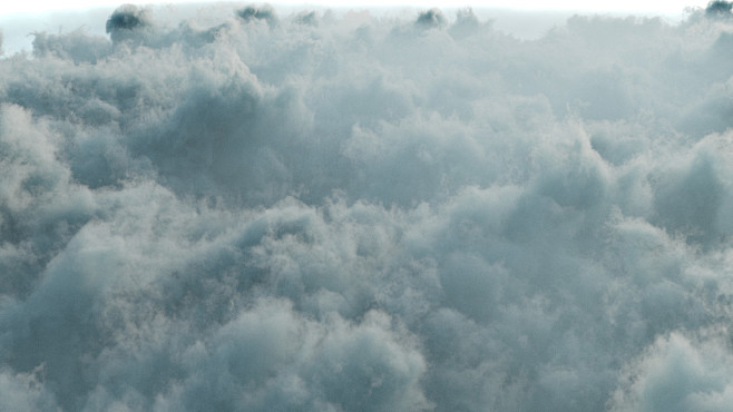 云雾 云层 俯视