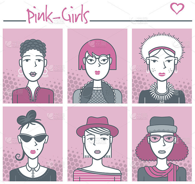 Pink girls