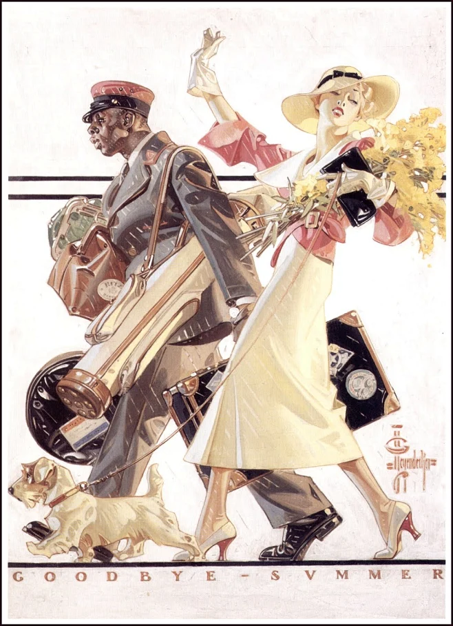 JC Leyendecker illustration-花瓣网