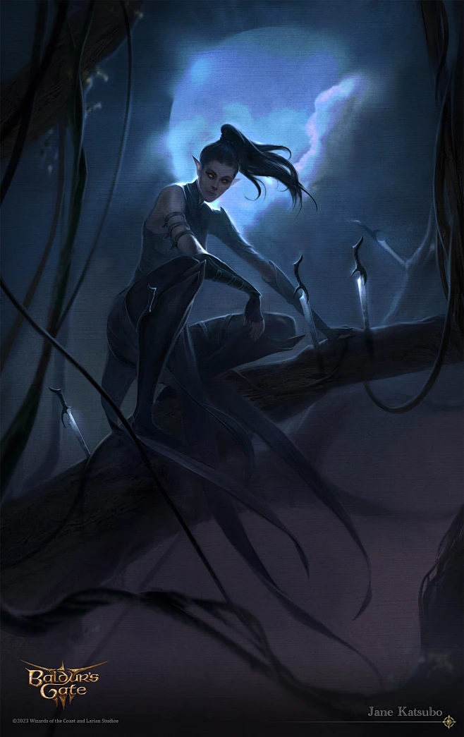 BG3: DOS2 portraits-花瓣网