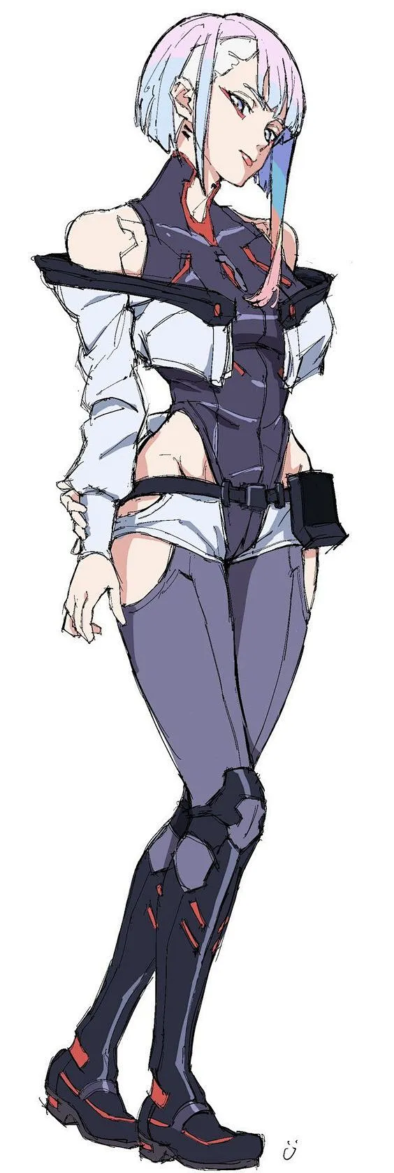 Cyberpunk Edgerunners-lucy5-花瓣网