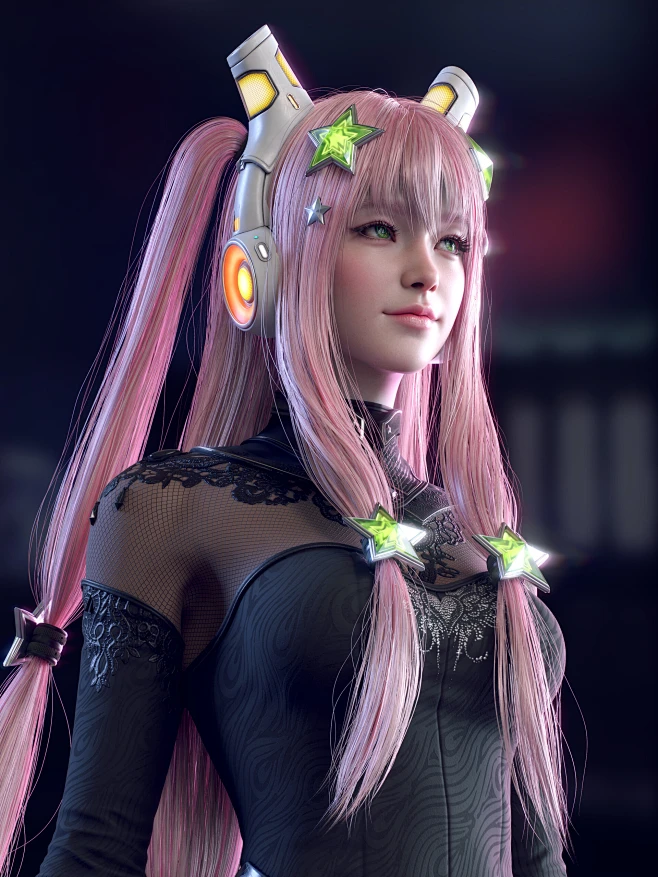 Superstring_Tina图片_3D角色图片素材-花瓣网