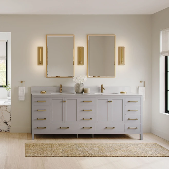 Eleanor Bath Vanity - Transitional - Bathroom Vanities And Sink ...