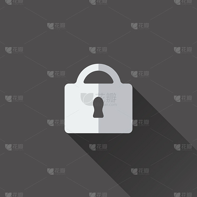 挂锁图标素材-花瓣网