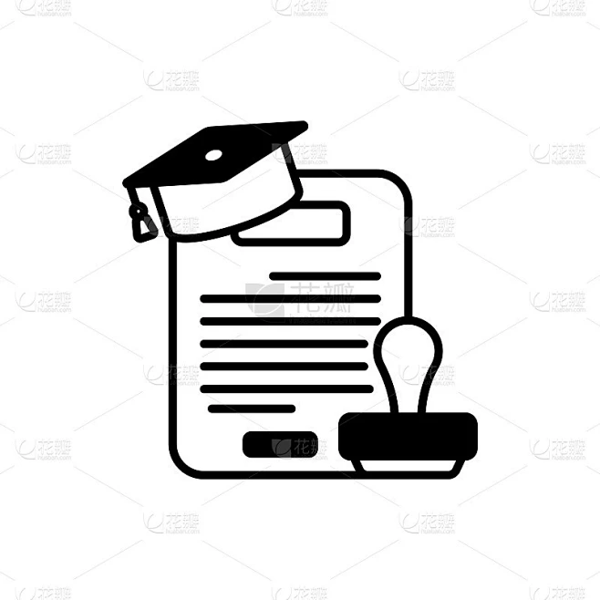 判断矢量字形图标风格插图。EPS 10个文件素材-花瓣网