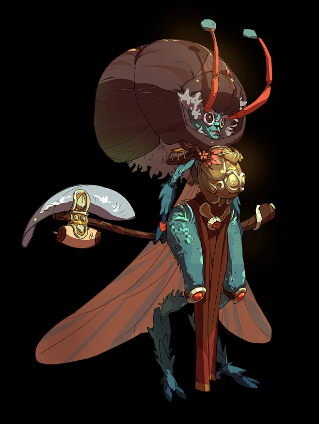 Elf Bug, Victoria Shwarz : Elf Bug by Victoria Shwarz on ArtStation.-花瓣网