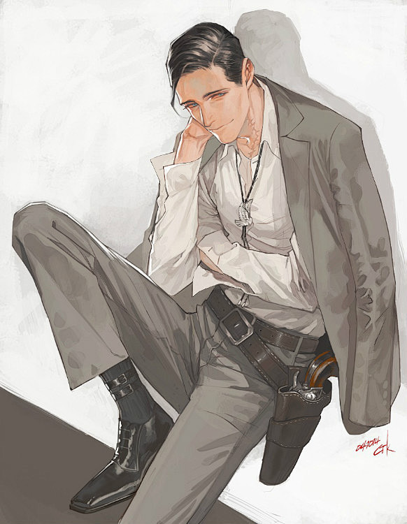 【画手推荐】暴力美学——CTK 七月耽美狼 枝上花 _1612153