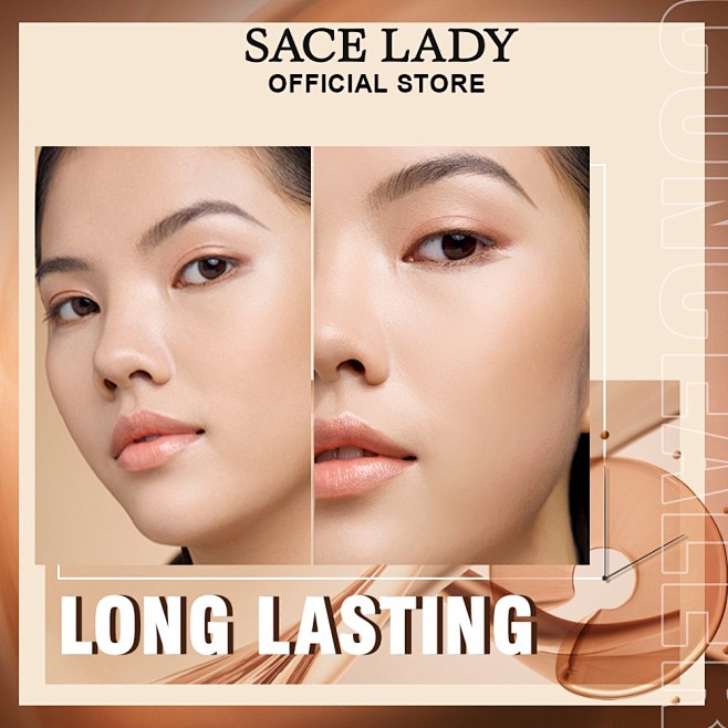 SACE LADY Waterproof Concealer Full Coverage Matte Smooth Conceal Dark ...