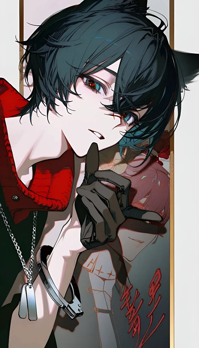 红毛看过了来看看我们的黑毛白毛#动漫男头 #新头像的魅力 #二次元头像 #漫头 #兄弟头像 #男生头像 - 小红书-花瓣网