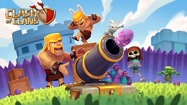 Clash of Clans - Easter-花瓣网