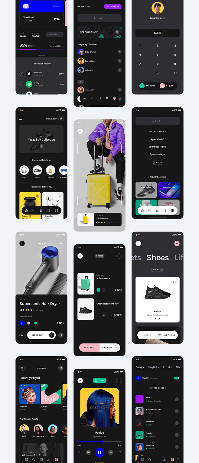 Yle UI Kit : Yle — Multipurpose Mobile Starter UI Kit was designed to ...